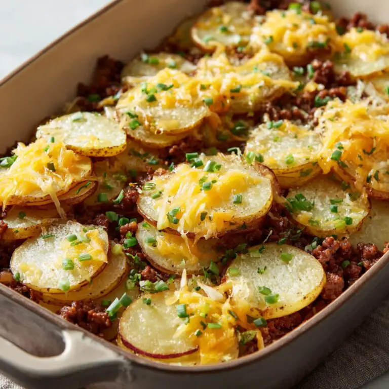 Delicious Ground Beef and Potatoes Casserole